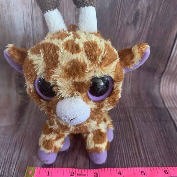 Ty | Toys | Ty Beanie Boos Safari The Giraffe Glitter Eyes Small 6 ...